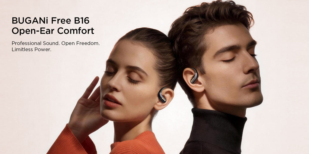 BUGANi Free B16 Open-Ear Wireless Earbuds with IPX6 Water Resistance ...